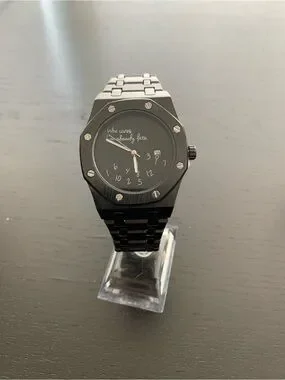 Accessories | Jumbo Royal Oak Style Watch Blacked Who Cares Im Already ...